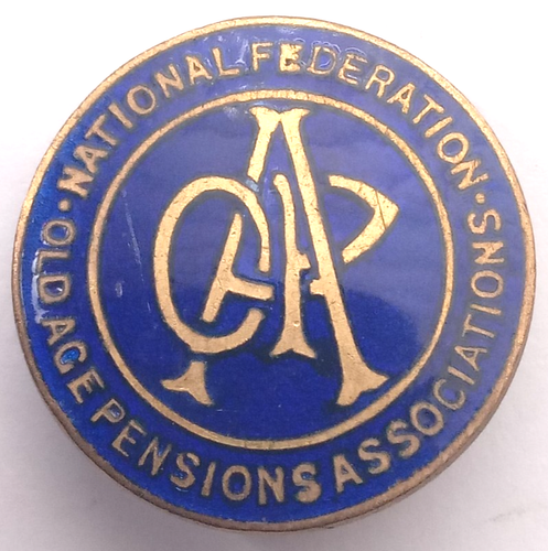 Old Age Pensions Association Enamel Lapel Pin Badge. PB9-1735 | eBay UK