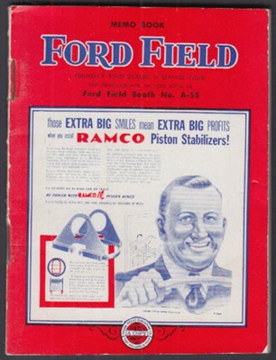 FORD FIELD Memo Book Milwaukee WI 1951 | eBay