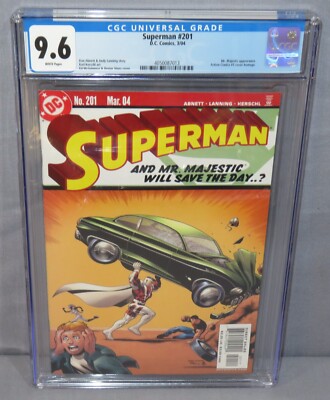 SUPERMAN #201 (Action Comics #1 homage cover) CGC 9.6 NM+ DC Comics ...