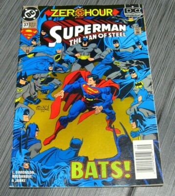 DC Comics SUPERMAN BATMAN Zero Hour BATS Comic Book #37 VINTAGE 1994 | eBay