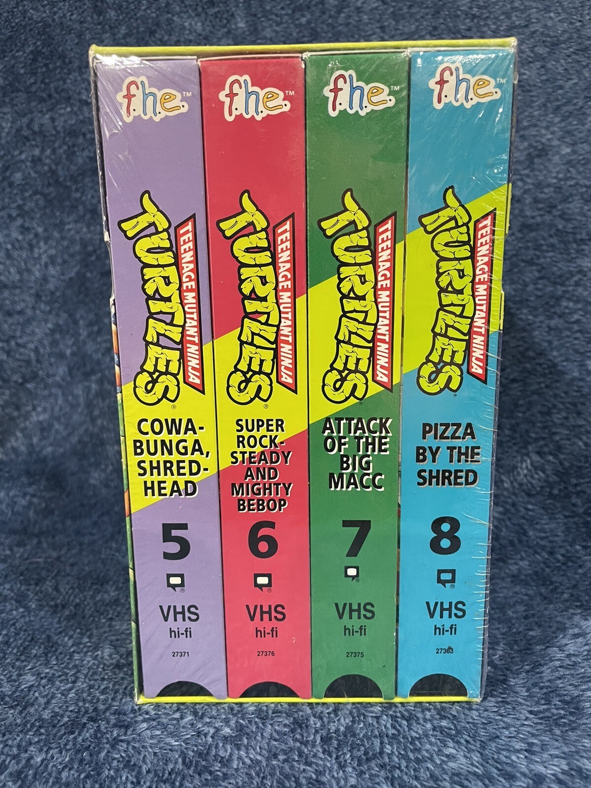 TMNT VHS Video Collector’s Set Vols. 5-8 FHE 1990 NEW SEALED RARE Ninja ...