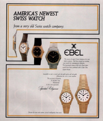 1979 EBEL 18K GOLD WATCH PRINT AD, WOMENS, MENS GOLD, LUXURY ACCESSORY ...
