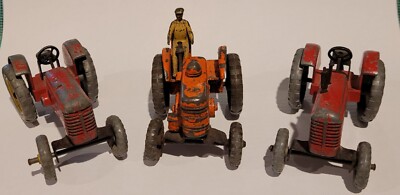 Dinky Toys 1950's Vintage Lot of 3 Tractors (301 Field Marshall ...