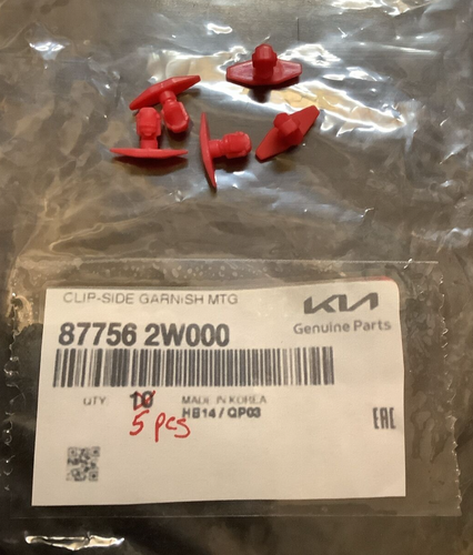 Hyundai/Kia 87756-2W000 Clip-Side Garnish Mounting (5 pc. lot) | eBay