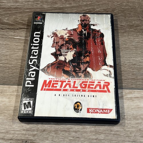 Metal Gear Solid 1 - PS1 - Long Box - PS2 - READ | eBay