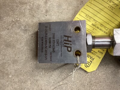HiP 316SS High Pressure Needle Valve Assembly, 10000 PSI | eBay