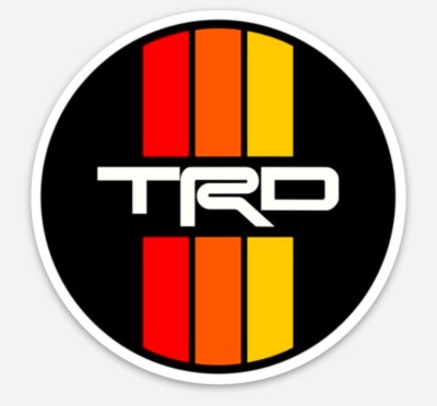 Retro TRD TOYOTA Vinyl Decal Sticker Tacoma Tundra 4Runner 3” | eBay