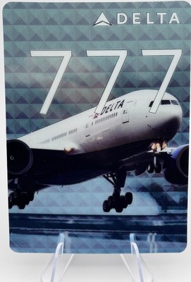 2016 Delta Trading Cards Boeing 777-200LR Limited Edition #45 RARE! ⚡️ ...