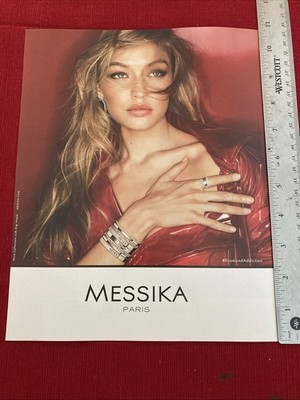 Model Gigi Hadid for Messika Jewelry 2018 Print Ad | eBay