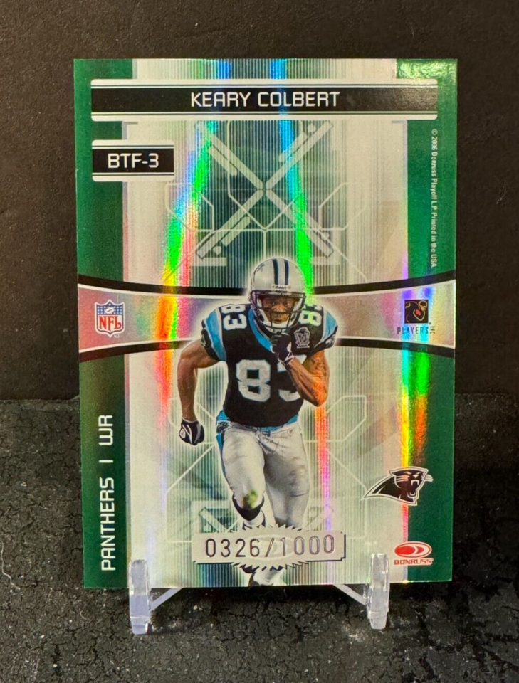 2006 Elite Football Smith/Colbert Back To The Future Card #BTF-3 #0326/ ...