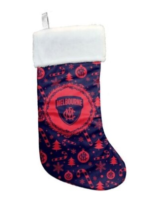 AFL Christmas Stocking - Melbourne Demons - XMAS - Rugby League | eBay ...