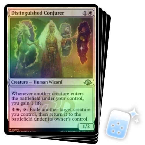 FOIL DISTINGUISHED CONJURER X4 Modern Horizons 3 Magic MTG MINT CARD | eBay
