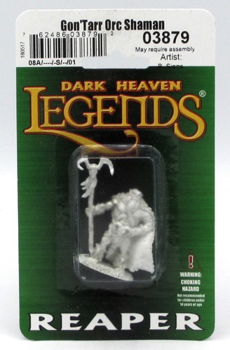 Reaper 03879 Gon'Tarr Orc Shaman (DHL) Male Mage Sorcerer Fantasy ...