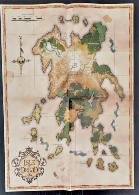 Isle of Dread Poster Map 21" x 15" from Dungeon Magazine #114 | eBay