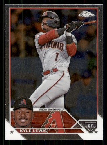 Kyle Lewis 2023 Topps Chrome Update #USC191 Arizona Diamondbacks | eBay