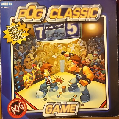 POG CLASSIC Game Authentic 22 POGS, 2 Slammers, Game Board & Rule Book ...