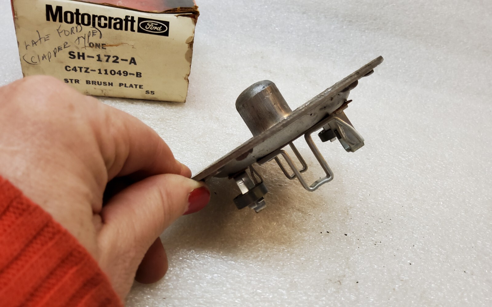 NOS Ford Starter End Plate Mustang, Fairlane Falcon C4TZ-11049-B, SH ...