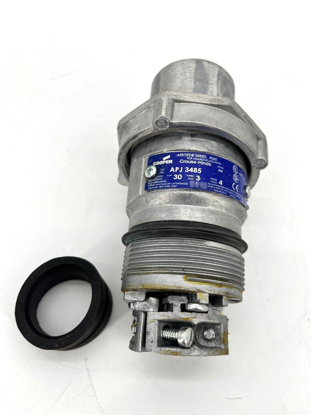 New Cooper Crouse-Hinds APJ3485 Arktite APJ Plug 30A .39-1.2" 3W 4P | eBay