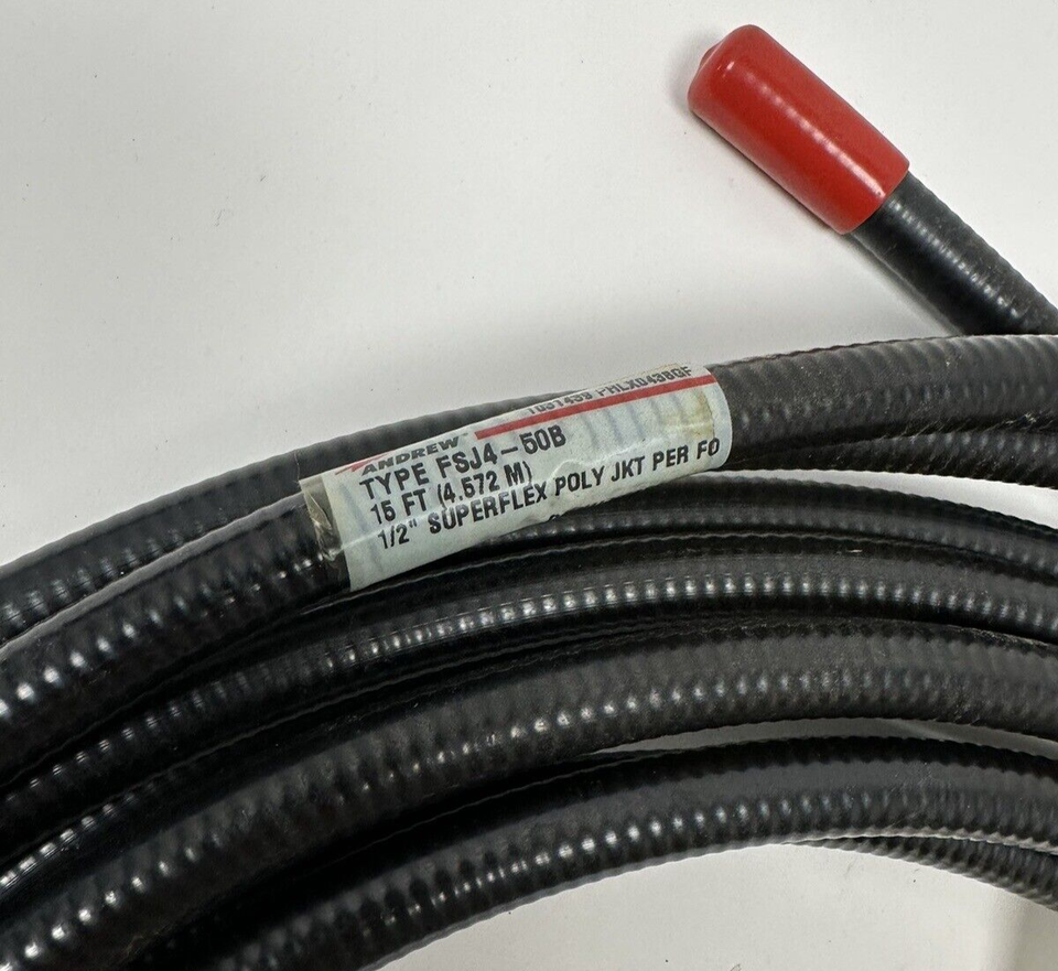 *Brand New Old Stock* - Andrew Heliax Superflex Cable FSJ4-50B - 1/2 ...