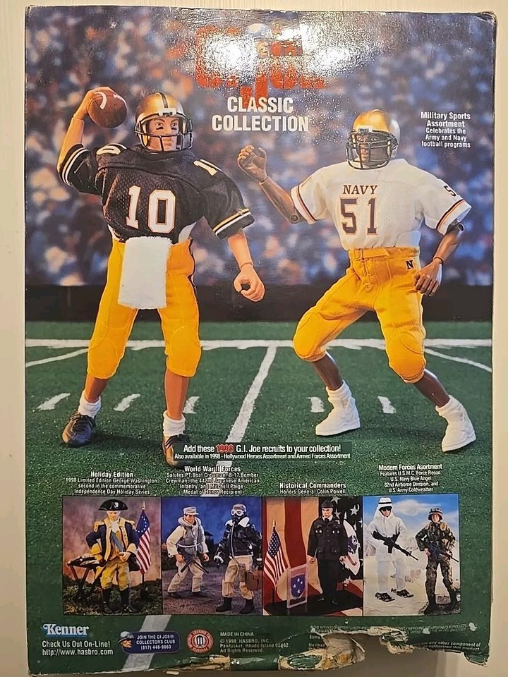 GI Joe Classic Collection US Army Football Quarterback Action Figure ...