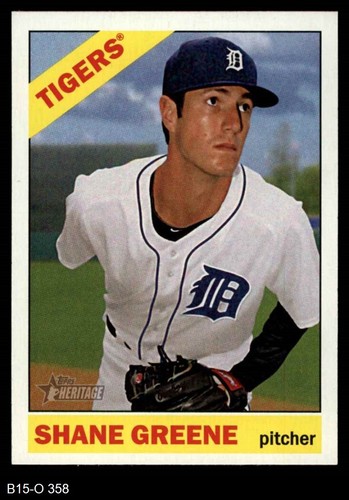 2015 Topps Heritage #358 Shane Greene Tigers 8 - NM/MT | eBay