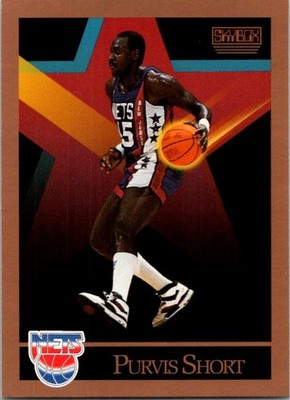 1990 Purvis Short SkyBox Basketball #185 New Jersey Nets | eBay