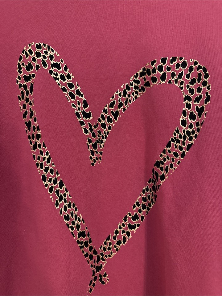 Next Women’s Red Heart Logo Sweatshirt Size XXL | eBay UK