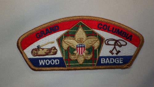 Boy Scouts BSA GRAND COLUMBIA COUNCIL WASHINGTON WOOD BADGE Shoulder ...