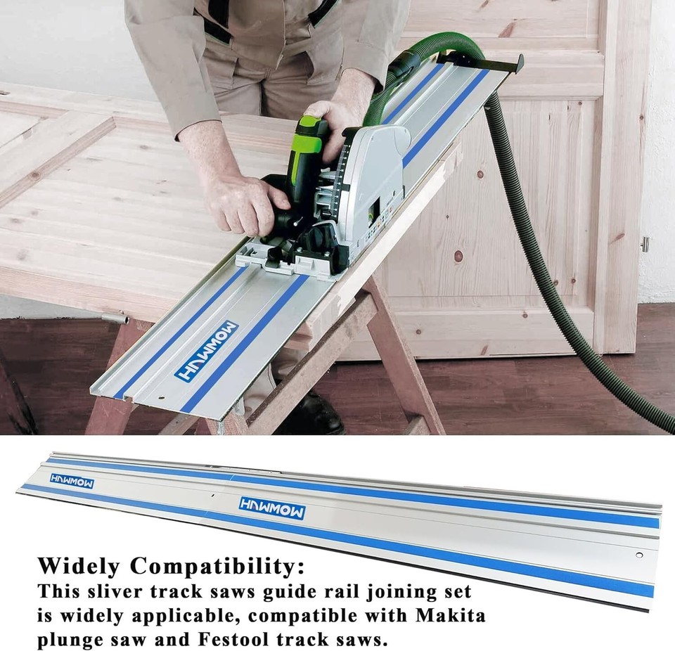 110" Makita Track Saws Guide Rail Replacement for Festool, Includes 2 ...