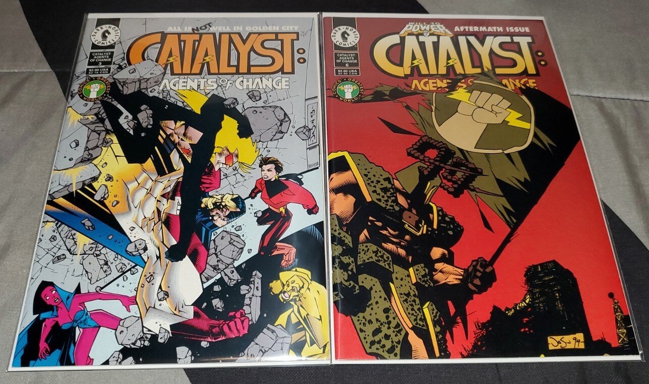 CATALYST: AGENTS OF CHANGE #1, 3, 6, (DARK HORSE COMICS 1994) | eBay