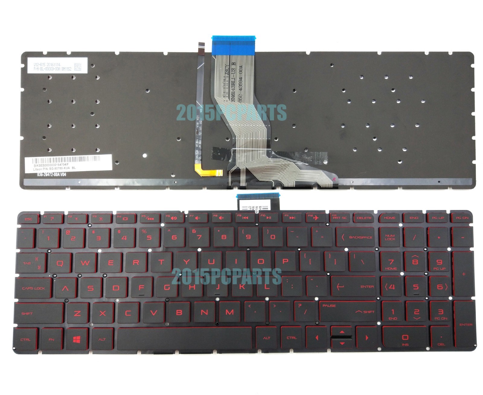 New HP ENVY M7-u009dx M7-u109dx 17-u153nr 17-u011nr Keyboard US Backlit ...