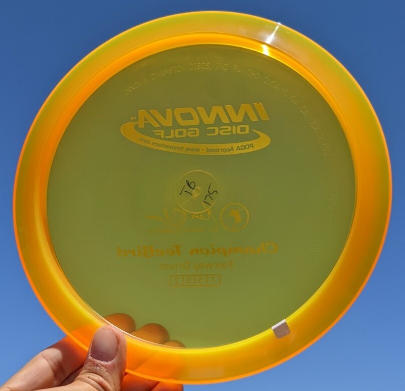 PENNED Champion Teebird Innova Disc Golf NEW 175g Orange | eBay