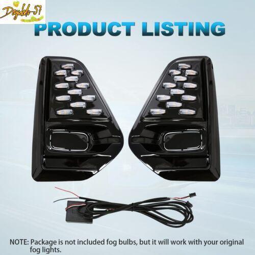 LED DRL Fit For Nissan Kicks 2021 2022 Fog Lights Daytime Running Lamp ...