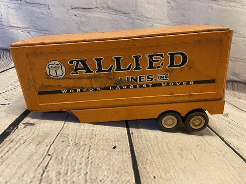 Vintage Tonka Allied Van Lines Moving Trailer Pressed Steel | eBay