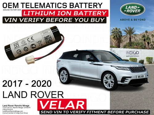 2017-2020 LAND ROVER VELAR TELEMATICS OEM BATTERY V-LR089861 | eBay