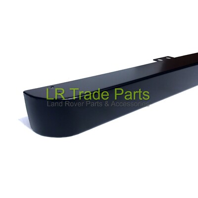 LAND ROVER DEFENDER 90 110 130 NEW BLACK FRONT BUMPER (WITH HOLES ...