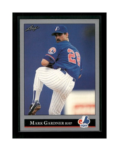 1992 Leaf Montreal Expos Baseball Card #512 Mark Gardner | eBay