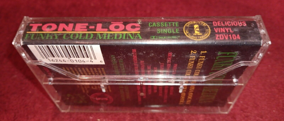 Tone-Loc Funky Cold Medina Cassette Single 1989 Delicious Vinyl ZDV104 ...