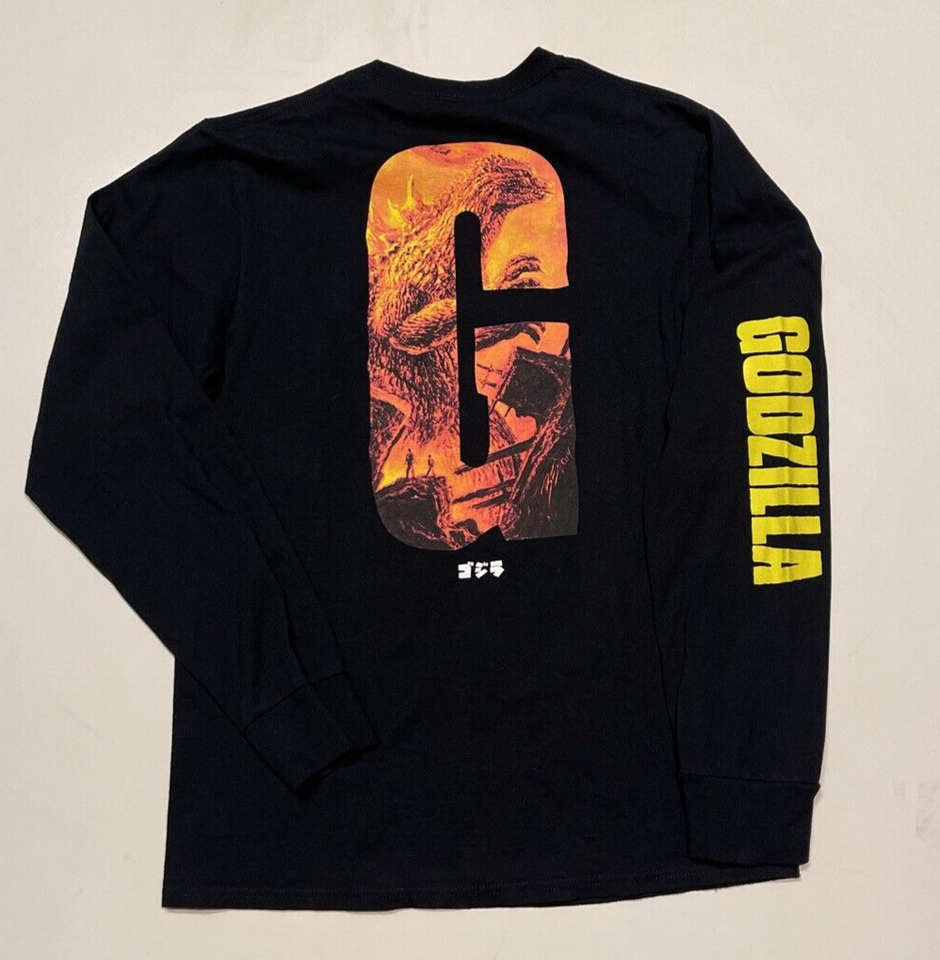 Godzilla Crunchyroll Cataclysm Toho Monsters Medium Long Sleeve Shirt ...