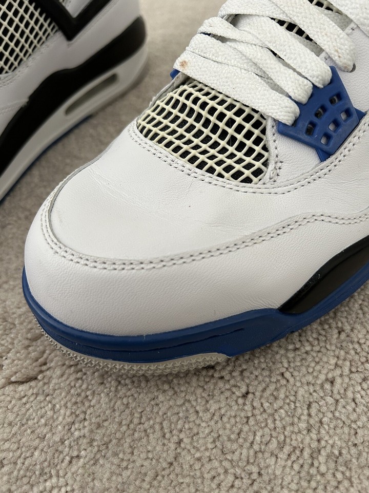 Nike Air Jordan 4 Motorsports - Blue White Black - Men’s Size 12 ...