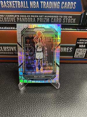 2022 Panini Prizm Exclusive Pandora Ray Allen /150 Rare Boston Celtics ...