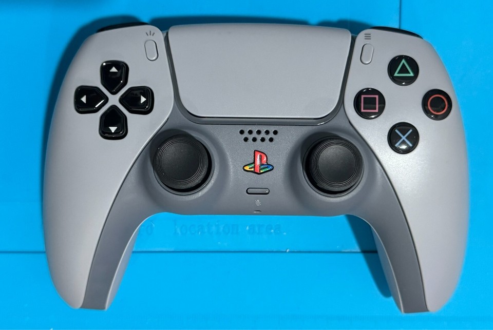 PS Button Logo for PS5 Dualsense Controller- Classic Retro Themed ...