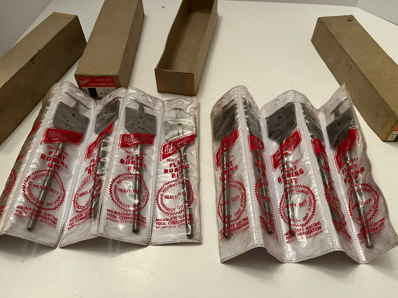 LOT OF 12 MILWAUKEE 48-27-0621 5/8" X 6" FLOAT BORING BIT | eBay