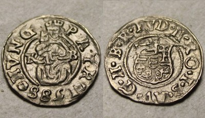 Rare Europe genuine Silver Coin Patrona Hungary 1588 Rudolph Madona ...