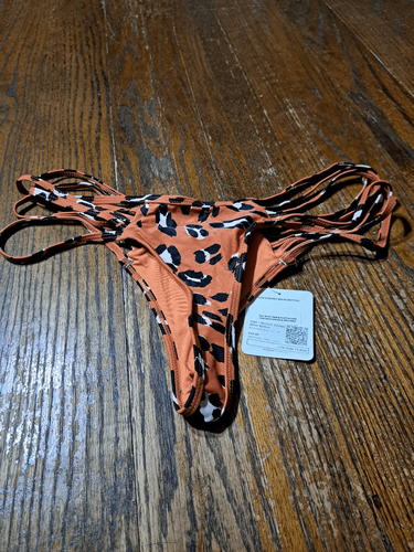 New Medium Fabletics NOA Strappy Bikini High Waist Bottoms Swimsuit ...