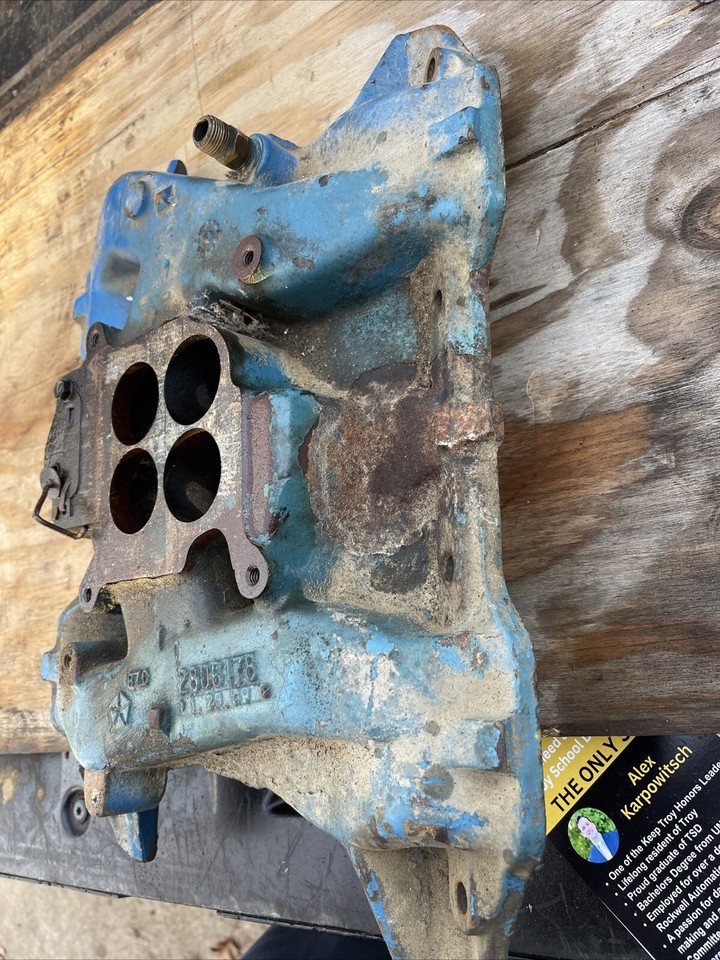 OEM Original 1969 Big Block Mopar 440 Intake Manifold Chrysler Dodge ...
