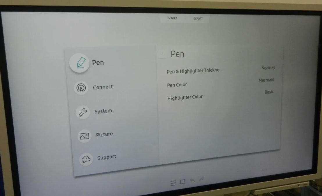 Samsung Flip 55-Inch WM55H Interactive Display / Digital Flipchart ...