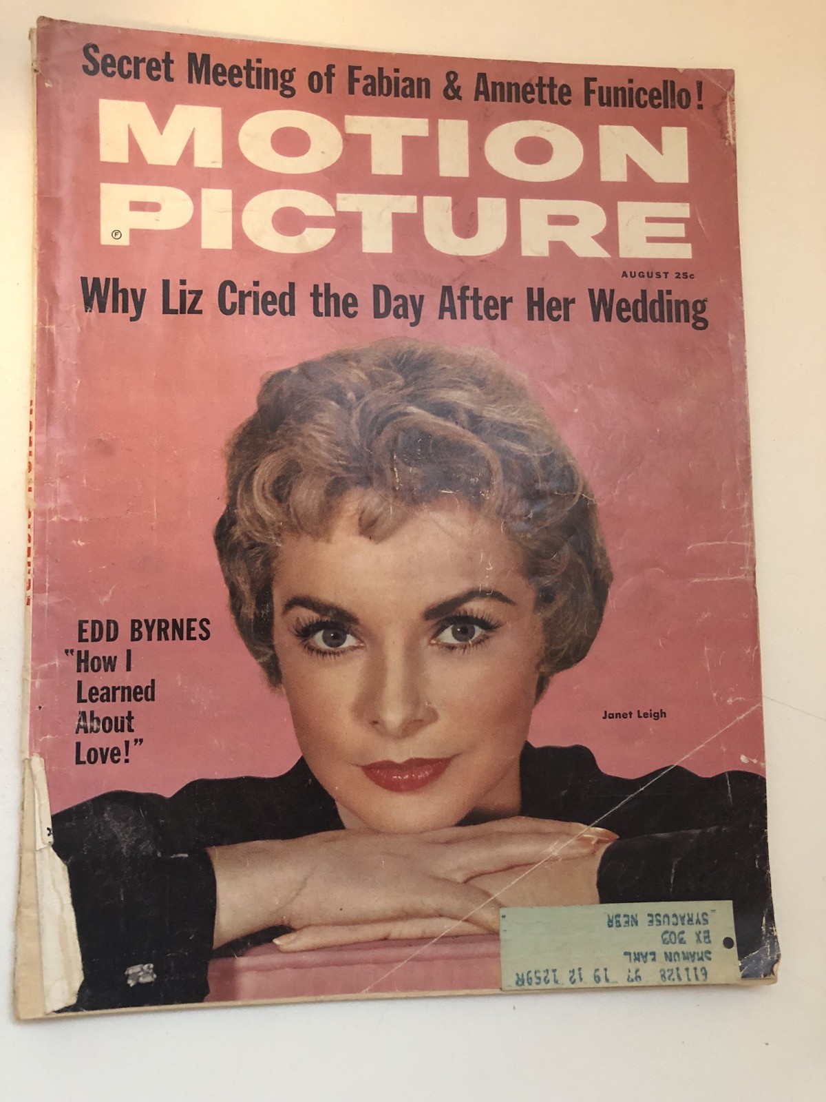 Aug 1959 MOTION PICTURE Janet Leigh Hedda Hopper Liz Taylor Elvis ...