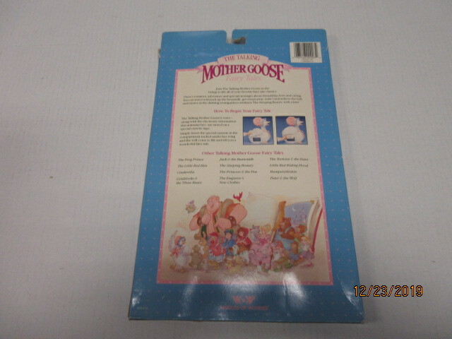 THE TALKING MOTHER GOOSE FAIRY TALES CINDERELLA BOOK AND CASSETTE | eBay