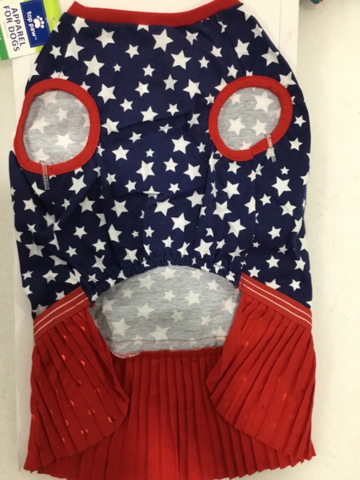Dog clothes ,Dress,Top Paw Apparel For Dogs, Americana Star Dress size ...